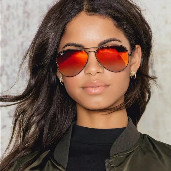Ray-Ban | Accessories | Ray Ban Rb325 Aviator Sunglasses Bronze Red ...